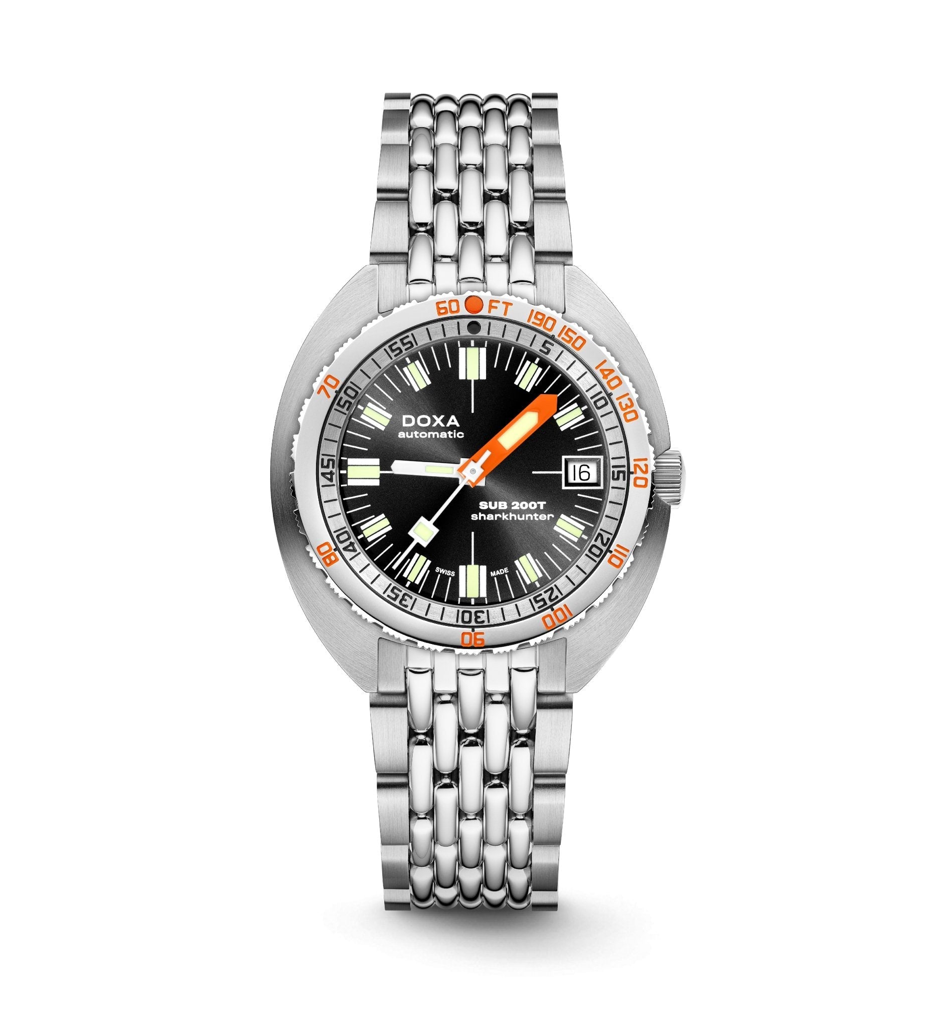DOXA Sub 200T Sharkhunter Sunray Steel Watch | 804.10.101.10